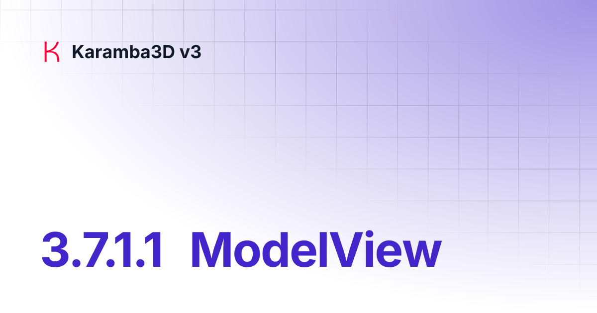 3.7.1.1 ModelView | Karamba3D v3