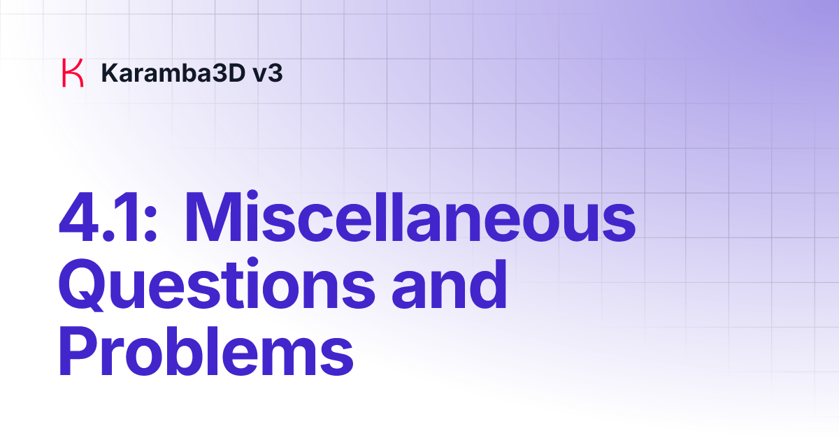 4.1: Miscellaneous Questions and Problems | Karamba3D v3